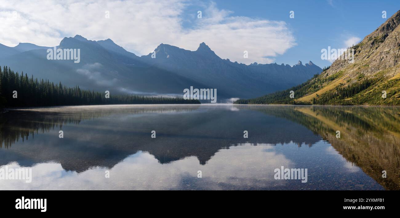 Elizabeth lake glacier national park hi-res stock photography and ...