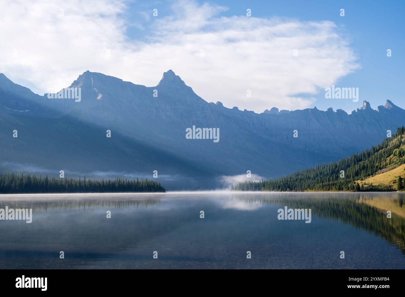 Elizabeth lake glacier national park hi-res stock photography and ...