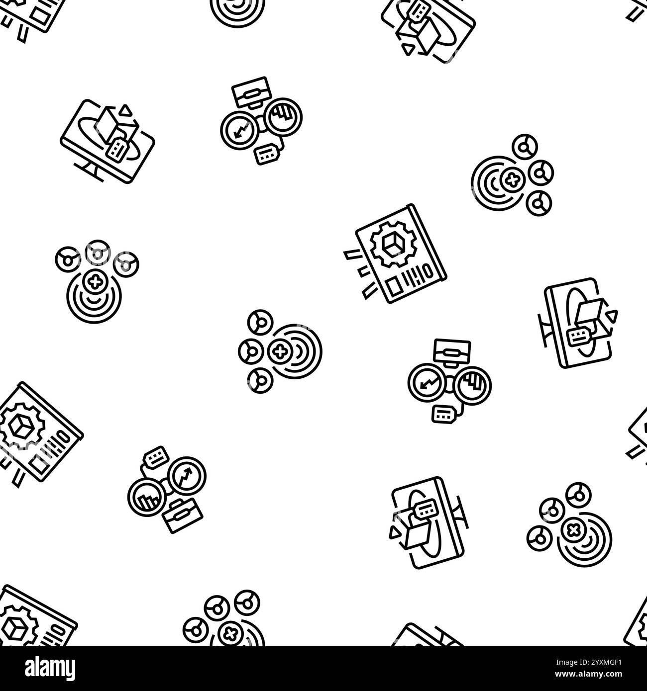 Technical Sales Engineer Service Seamless Pattern Vector Stock Vector Image And Art Alamy