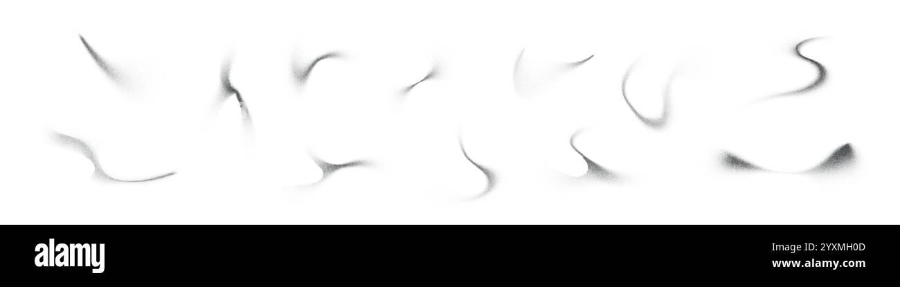 Abstract shapes dot pattern with gradient noise and grainy texture ...