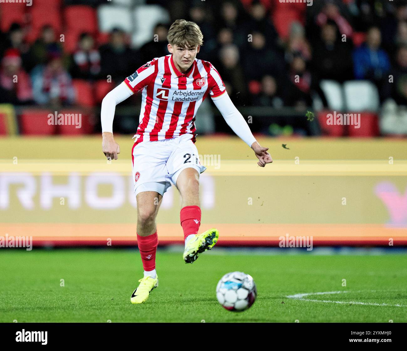 Mads Bomholt from AaB in the DBU Cup 2nd quarter-final between AaB and ...