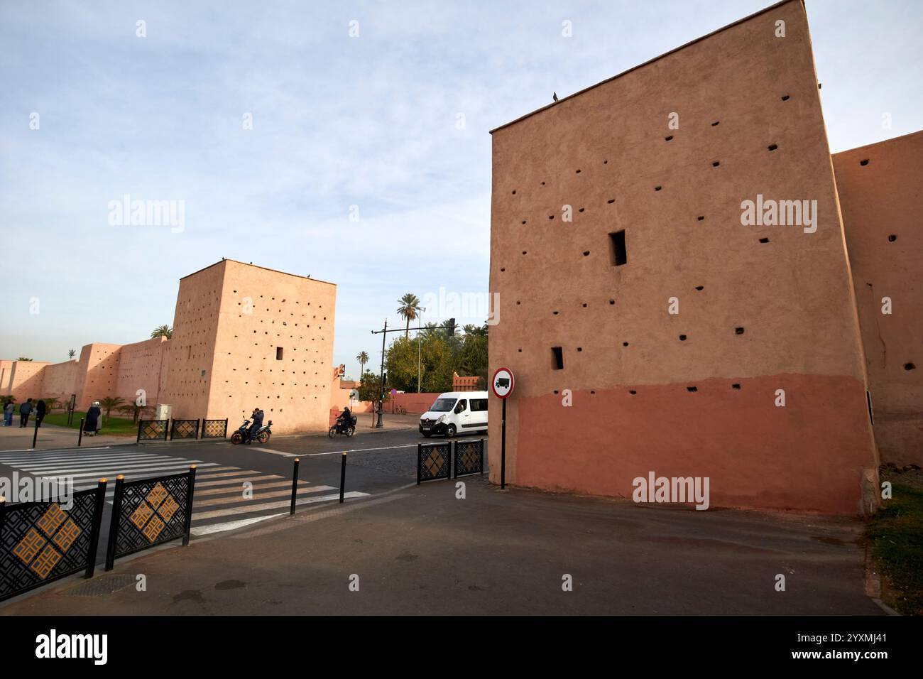 Morocco marrakech city wall hi-res stock photography and images - Alamy