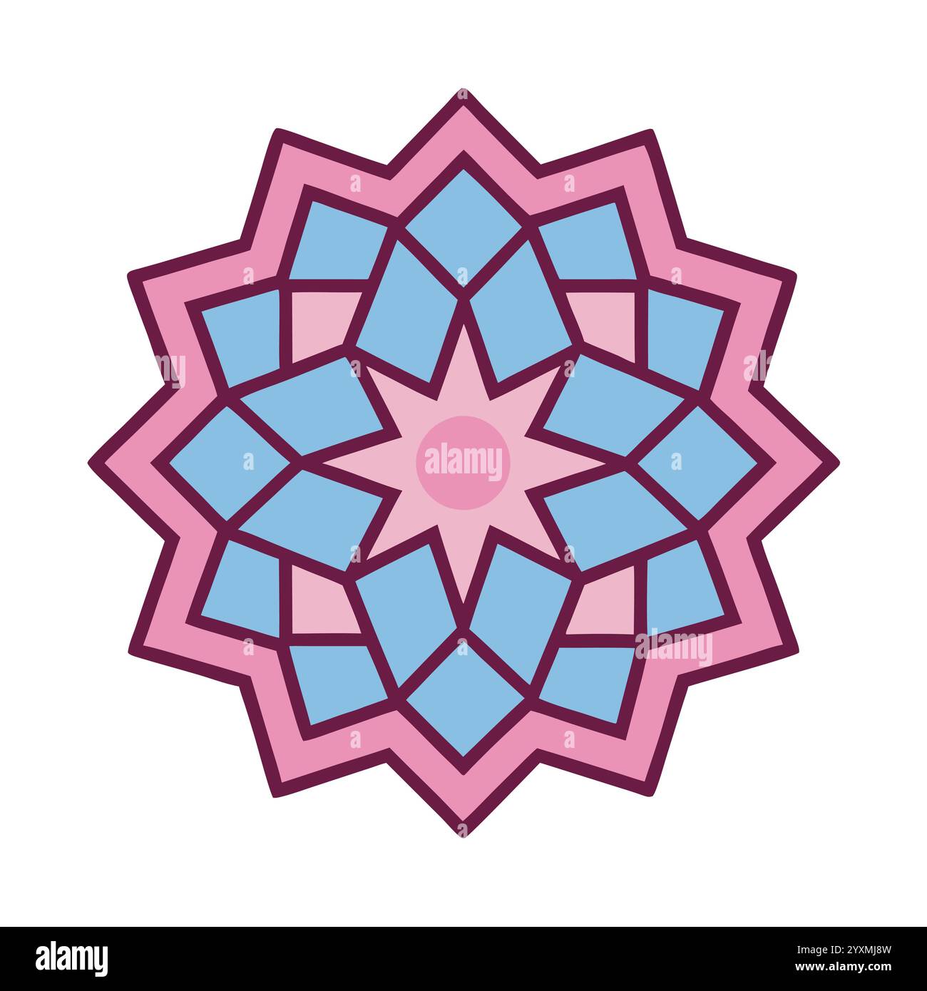 Beautiful Islamic Geometric Pattern - Elegant Arabic Star Design for ...