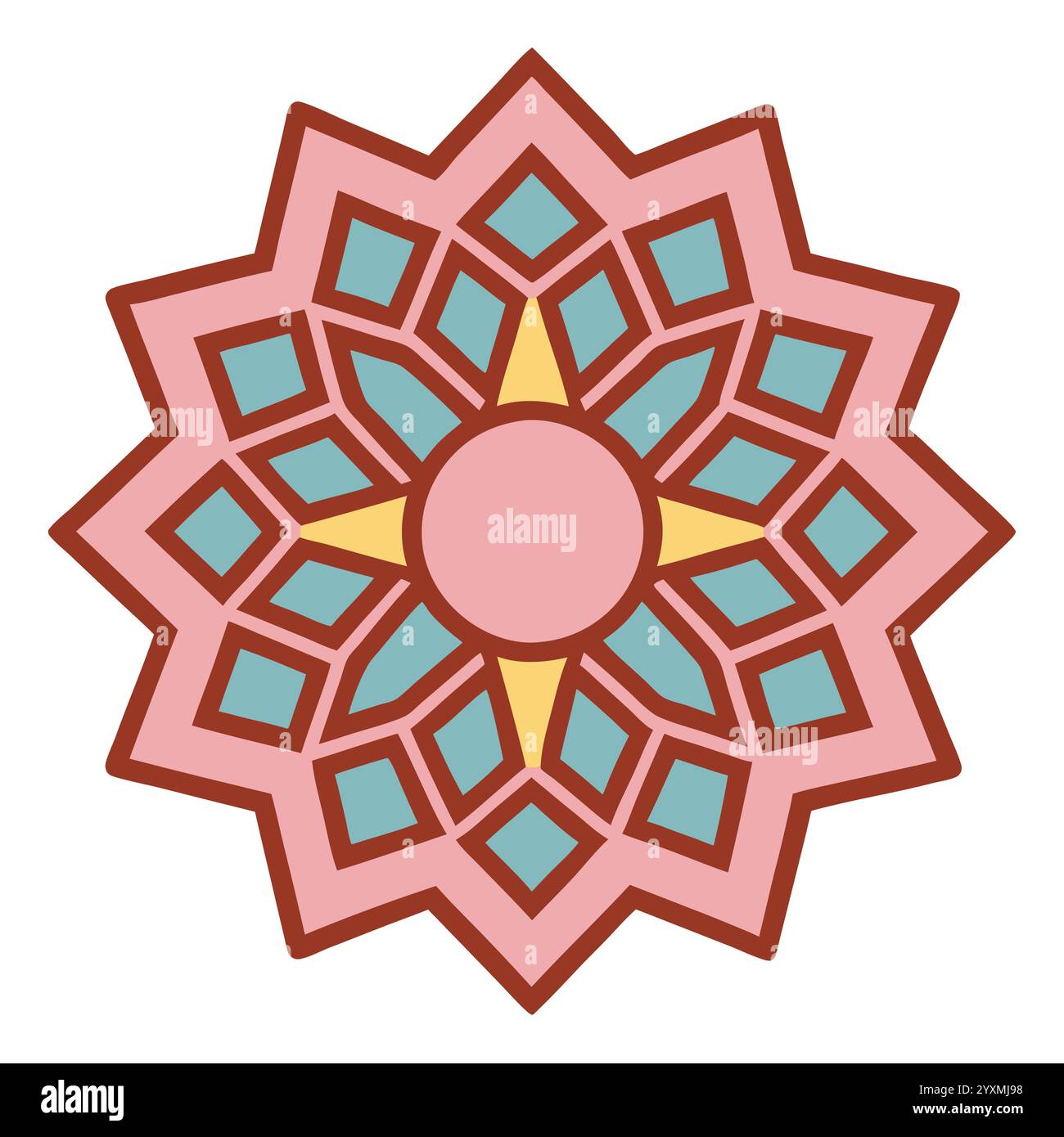Beautiful Islamic Geometric Pattern - Elegant Arabic Star Design for ...