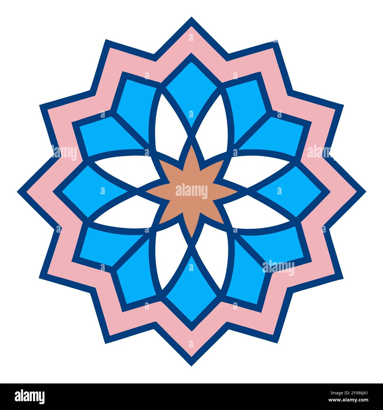 Beautiful Islamic Geometric Pattern - Elegant Arabic Star Design for ...