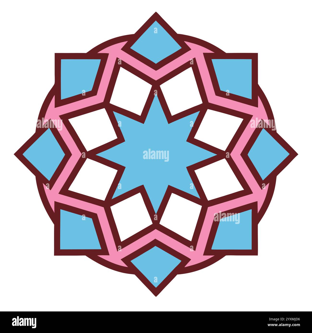 Beautiful Islamic Geometric Pattern - Elegant Arabic Star Design for ...