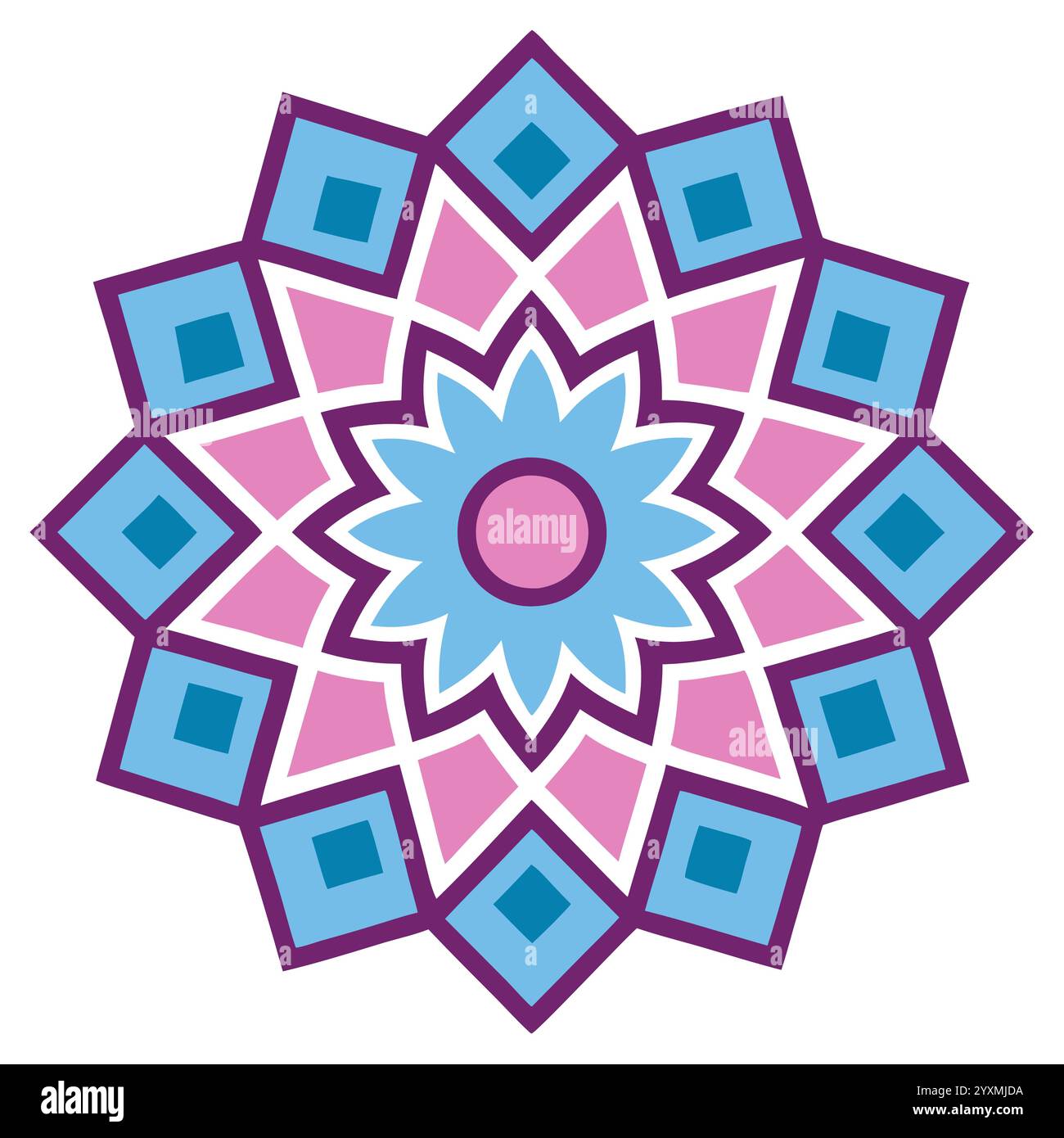 Beautiful Islamic Geometric Pattern - Elegant Arabic Star Design for ...