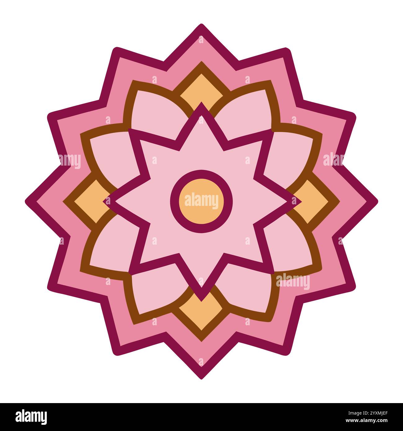 Beautiful Islamic Geometric Pattern - Elegant Arabic Star Design for ...