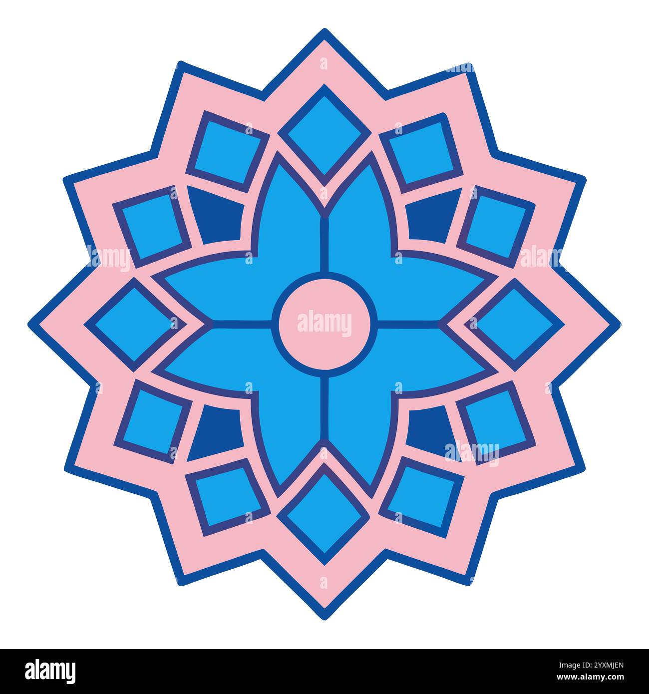 Beautiful Islamic Geometric Pattern - Elegant Arabic Star Design for ...