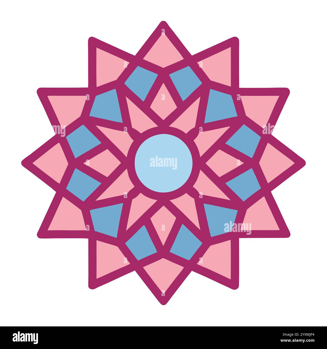 Beautiful Islamic Geometric Pattern - Elegant Arabic Star Design for ...