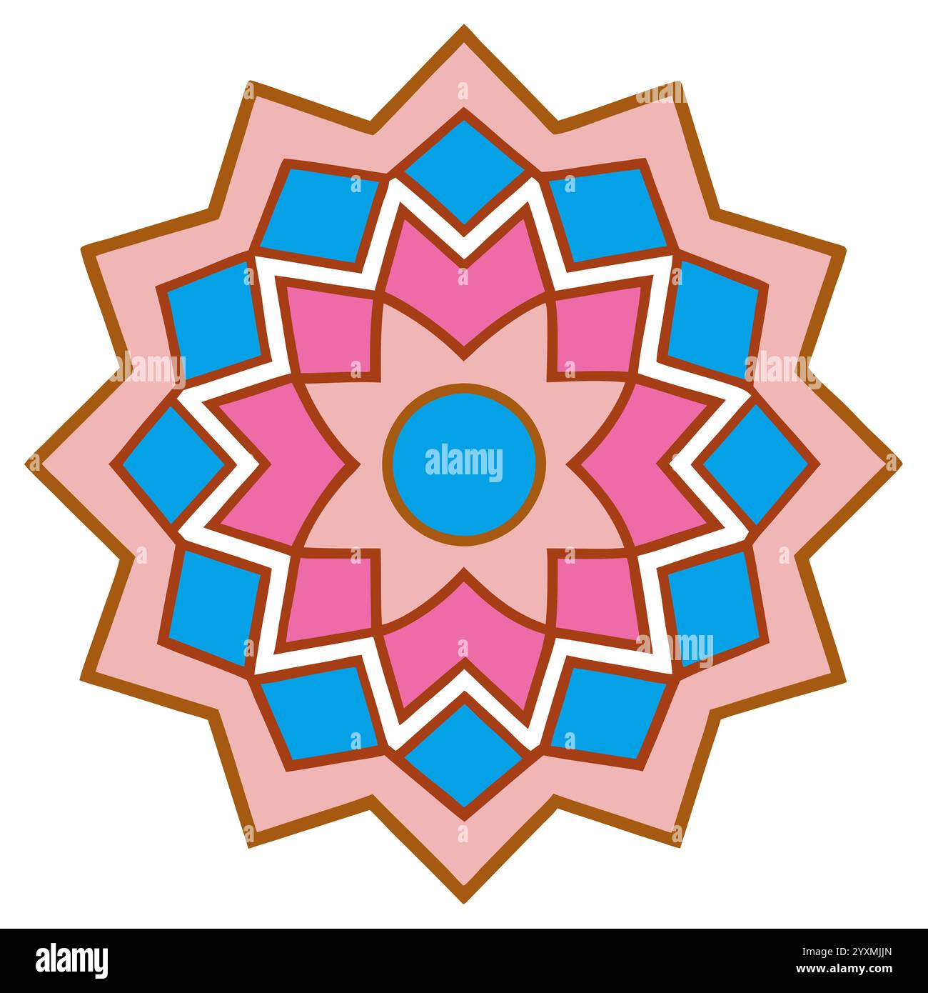 Beautiful Islamic Geometric Pattern - Elegant Arabic Star Design for ...