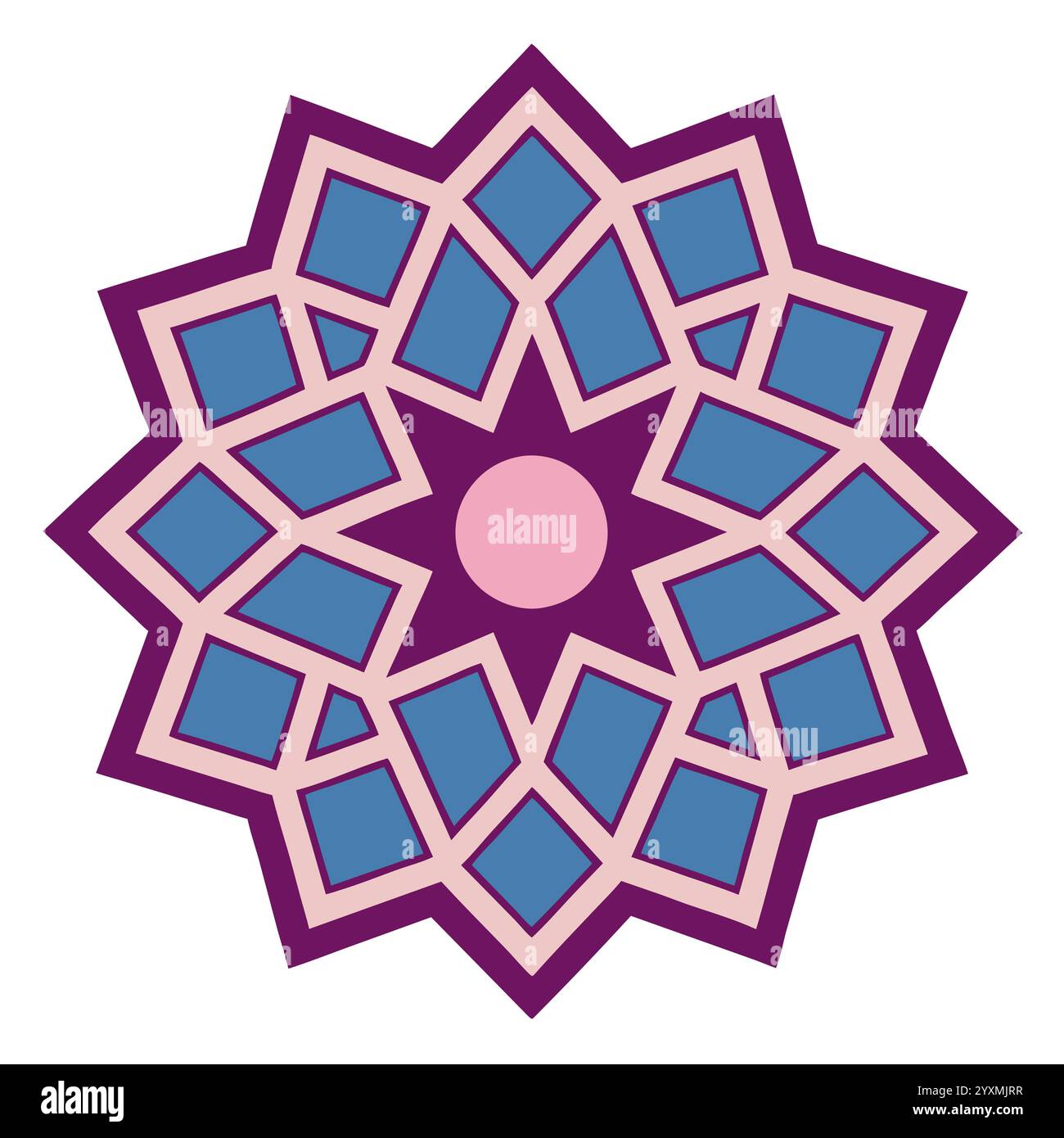 Beautiful Islamic Geometric Pattern - Elegant Arabic Star Design for ...