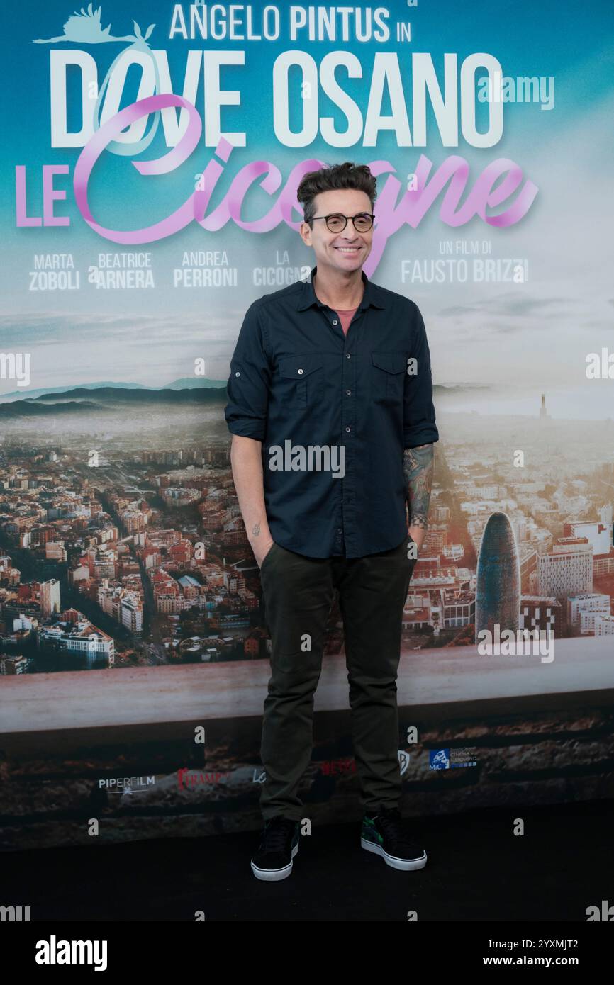 Rome, Italy, December 17, 2024 - Angelo Pintus attends at the photocall ...