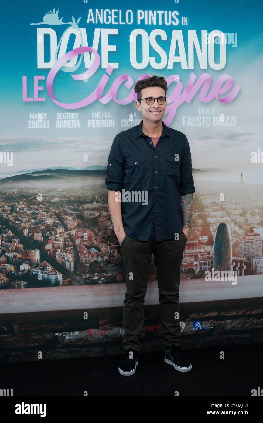 Rome, Italy, December 17, 2024 - Angelo Pintus attends at the photocall ...