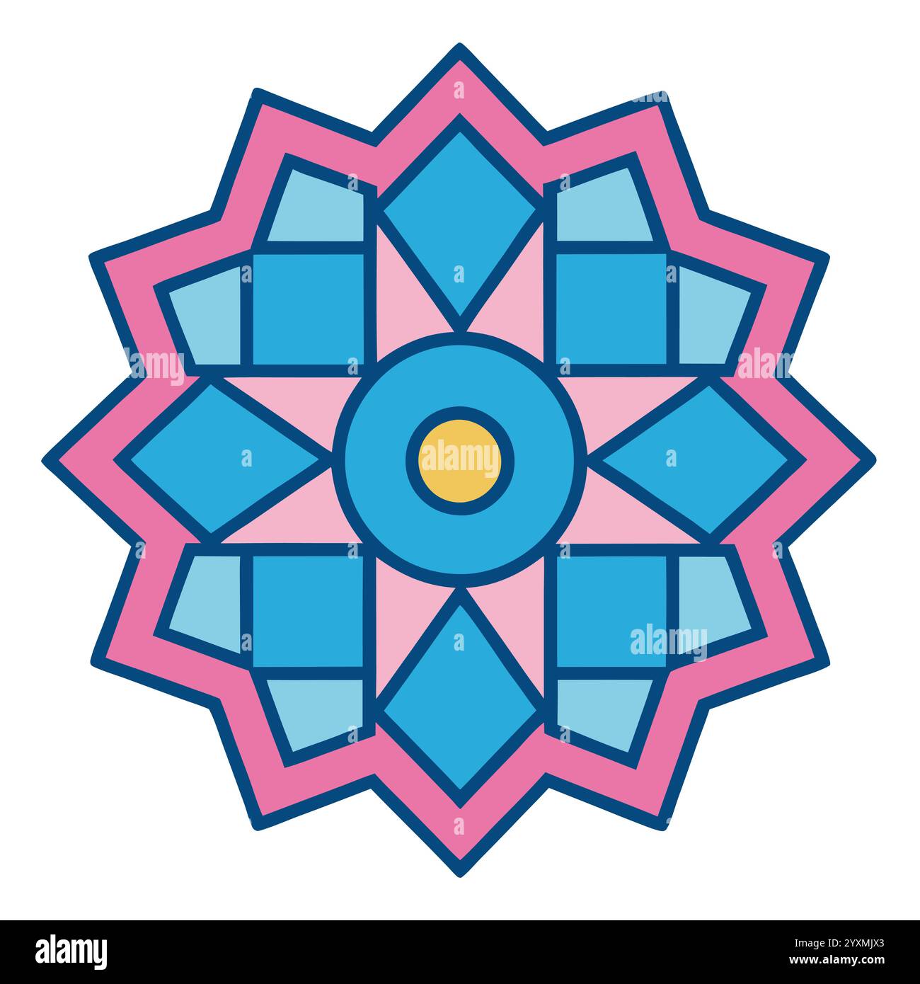 Beautiful Islamic Geometric Pattern - Elegant Arabic Star Design for ...
