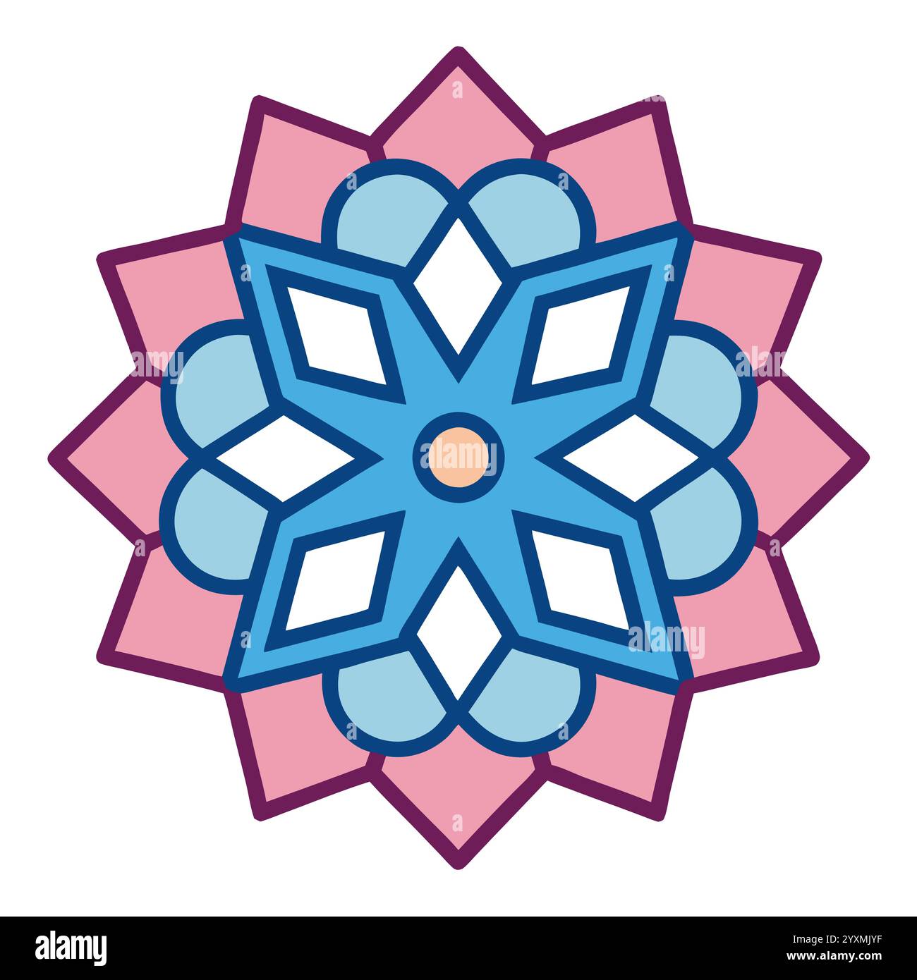 Beautiful Islamic Geometric Pattern - Elegant Arabic Star Design for ...