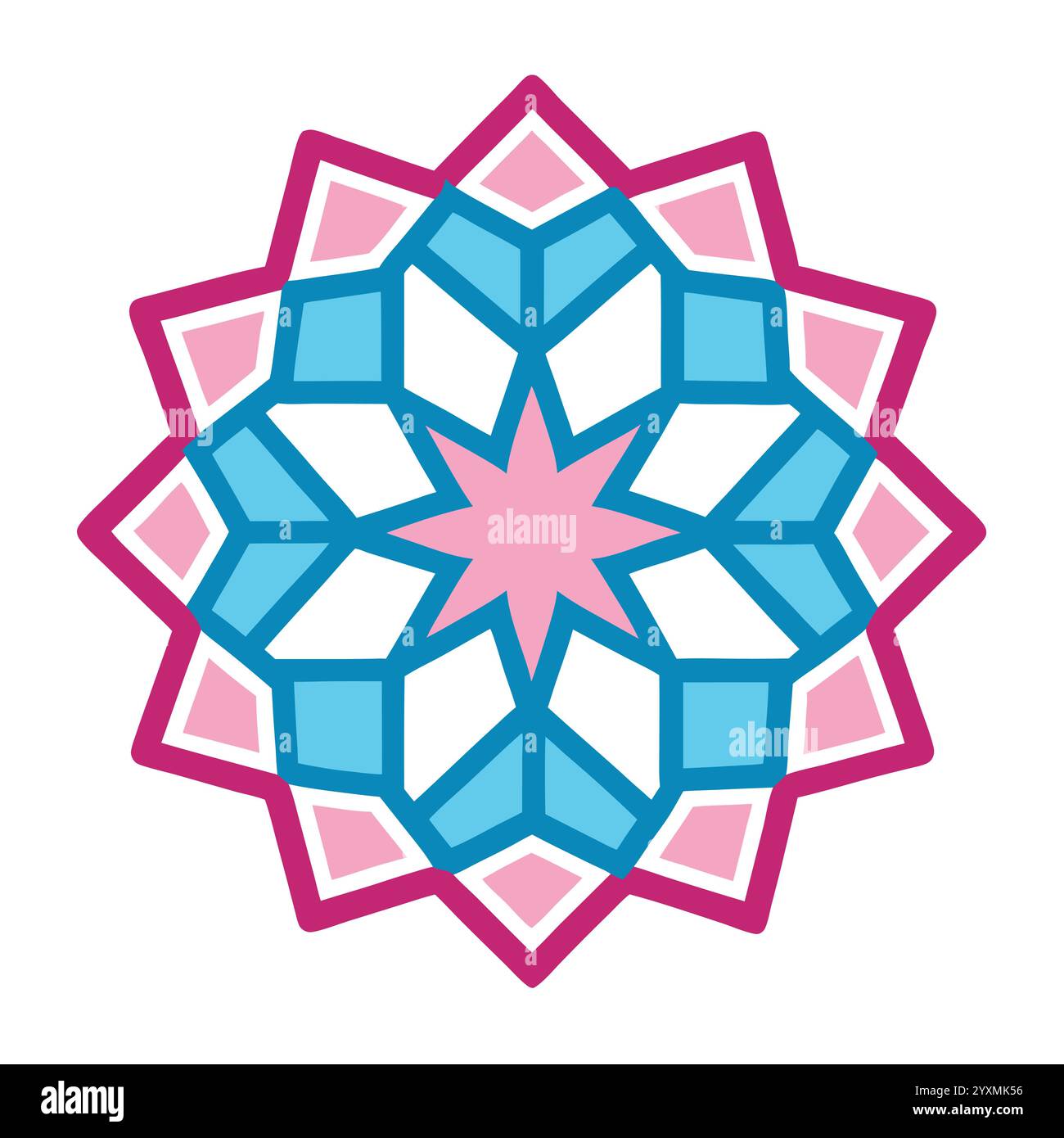 Beautiful Islamic Geometric Pattern - Elegant Arabic Star Design for ...