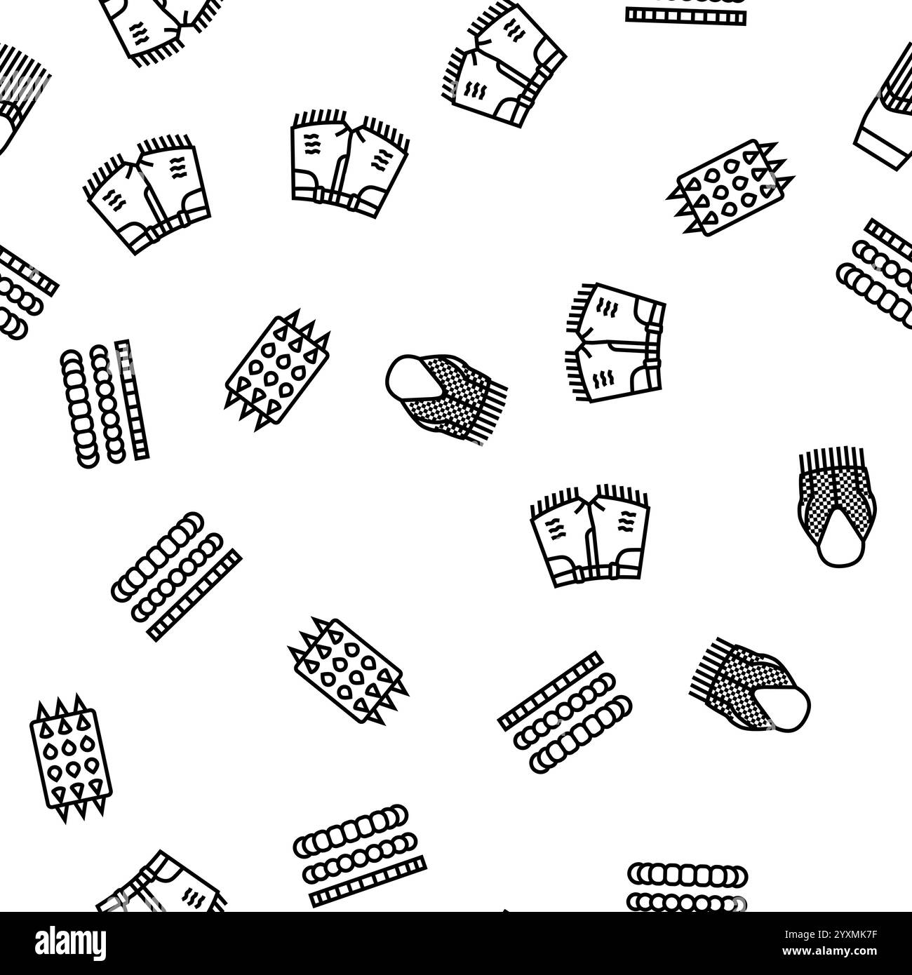 diy fashion fabric handmade seamless pattern vector Stock Vector Image ...