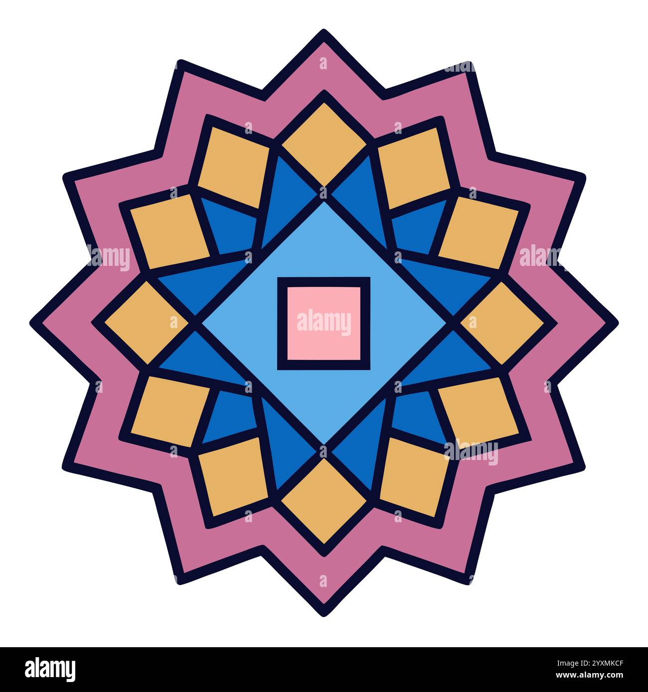 Beautiful Islamic Geometric Pattern - Elegant Arabic Star Design for ...