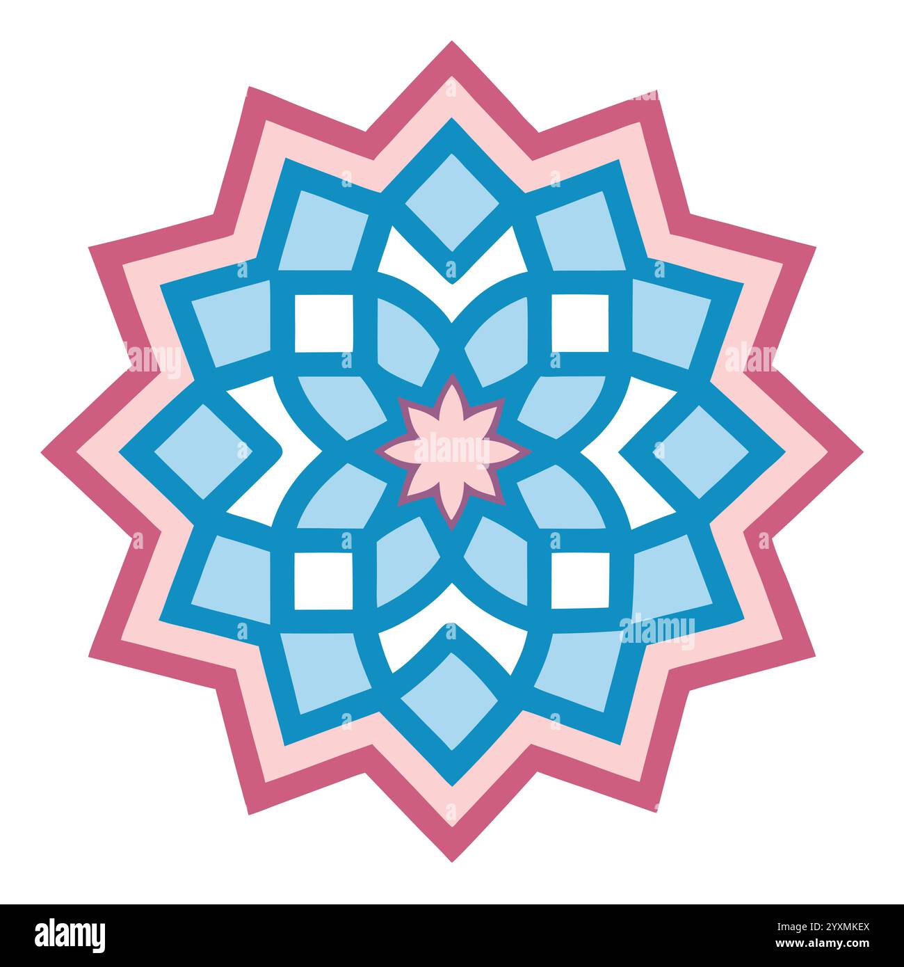 Beautiful Islamic Geometric Pattern - Elegant Arabic Star Design for ...