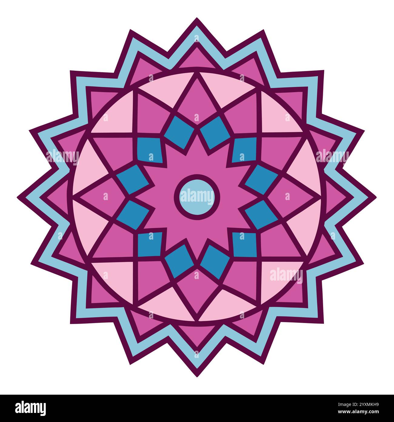 Beautiful Islamic Geometric Pattern - Elegant Arabic Star Design for ...