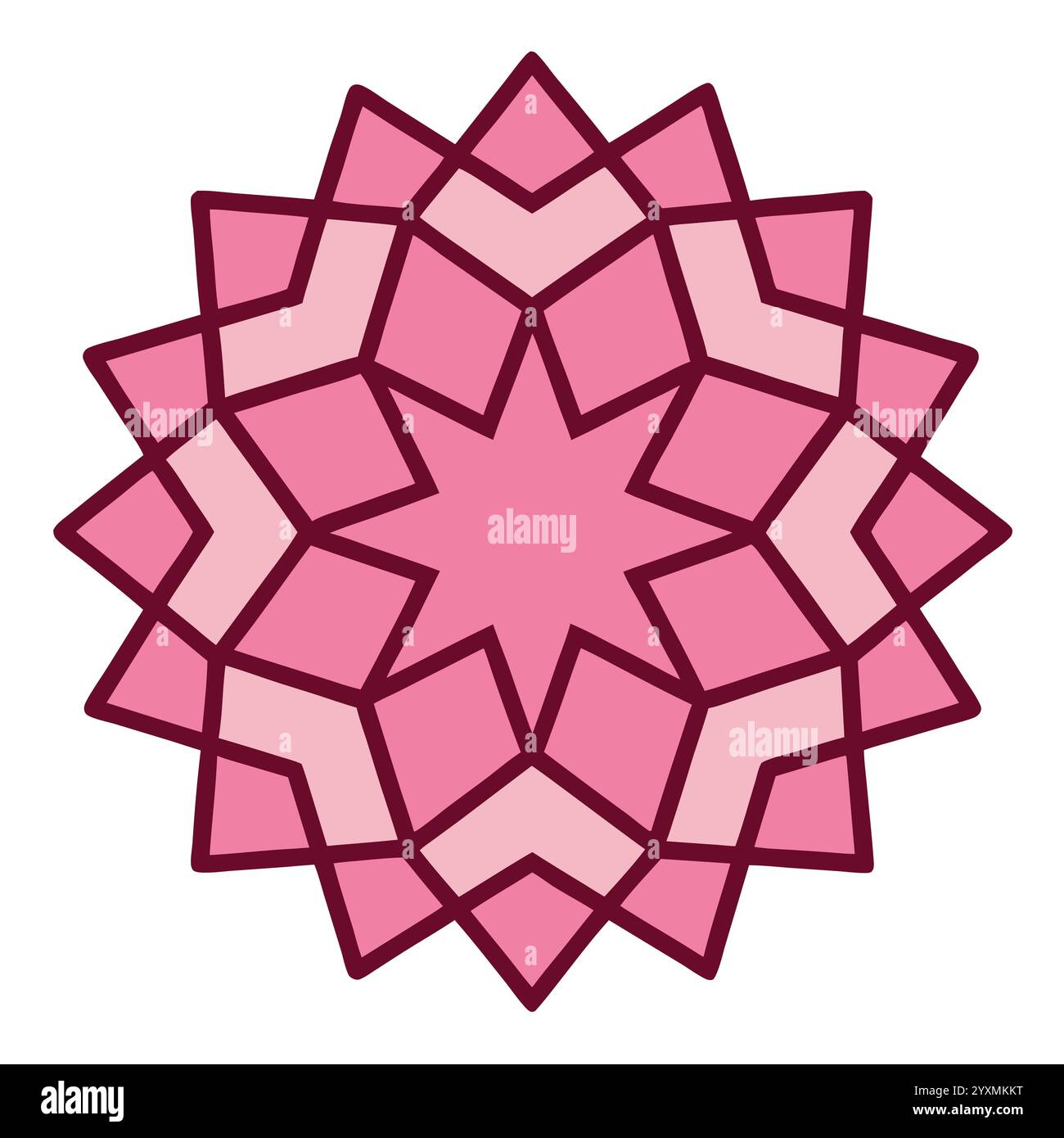 Beautiful Islamic Geometric Pattern - Elegant Arabic Star Design for ...