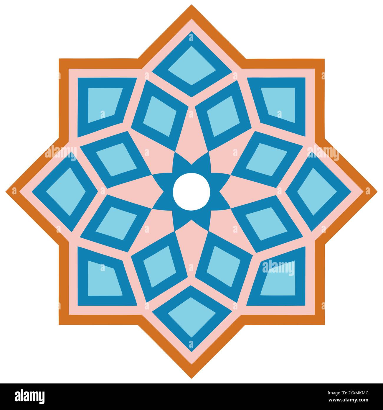 Beautiful Islamic Geometric Pattern - Elegant Arabic Star Design for ...