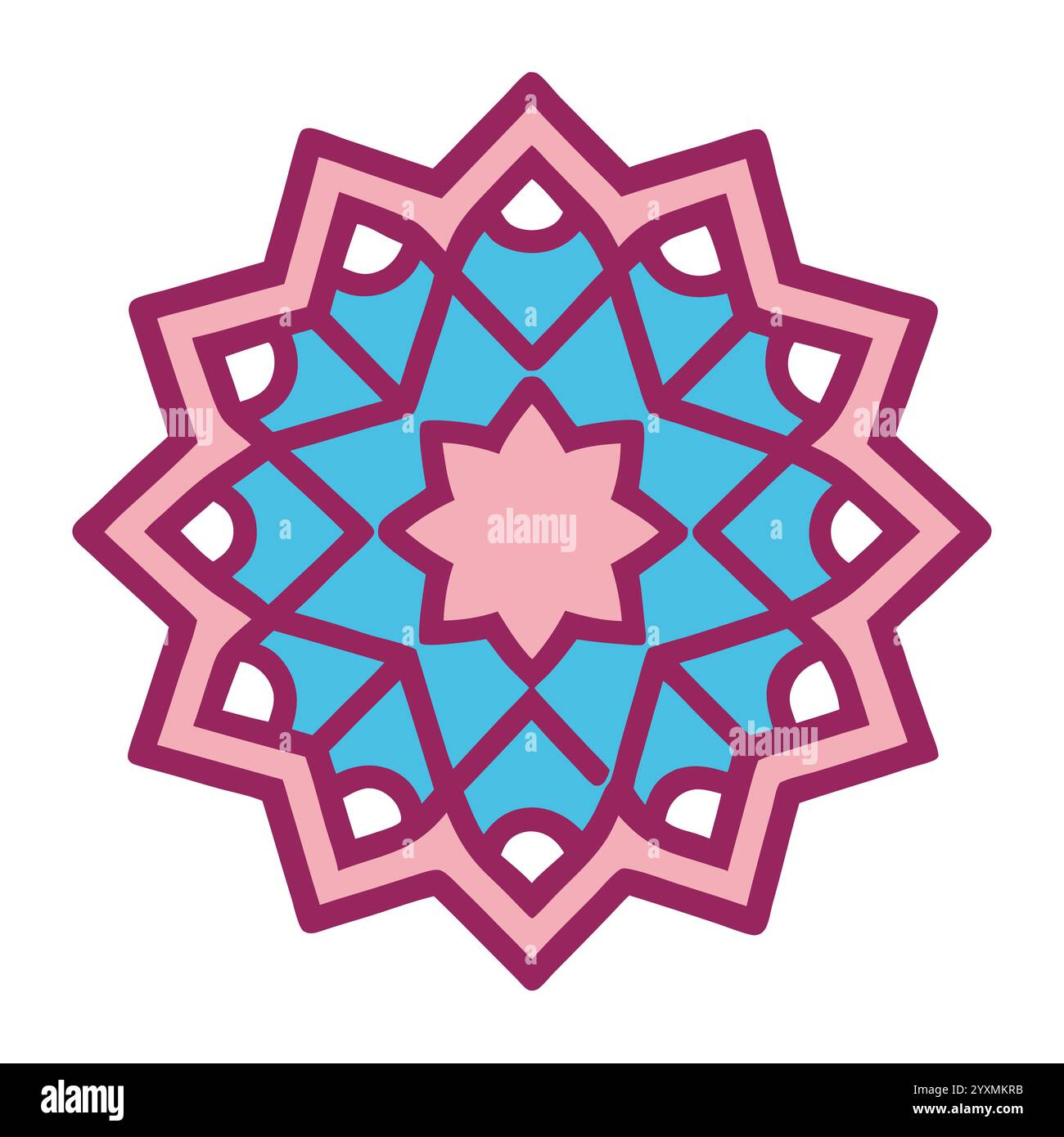 Beautiful Islamic Geometric Pattern - Elegant Arabic Star Design for ...