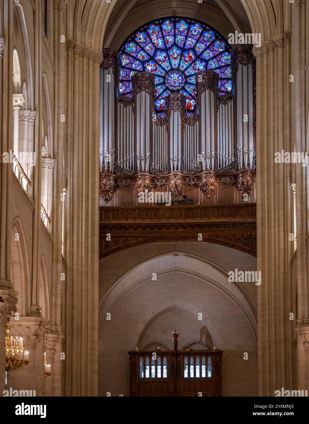 Paris, France - 12 16 2024: Notre Dame de Paris. Panoramic view of the ...