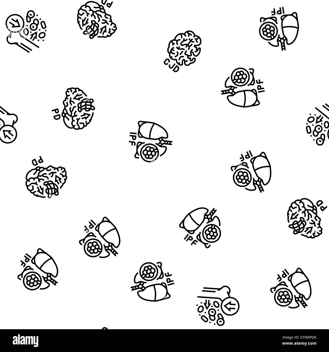 incurable disease doctor patient seamless pattern vector Stock Vector ...