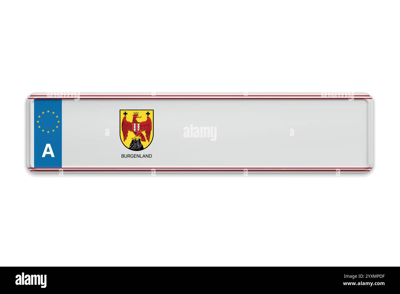 New Car number plate of France. Vehicle registration license of french ...