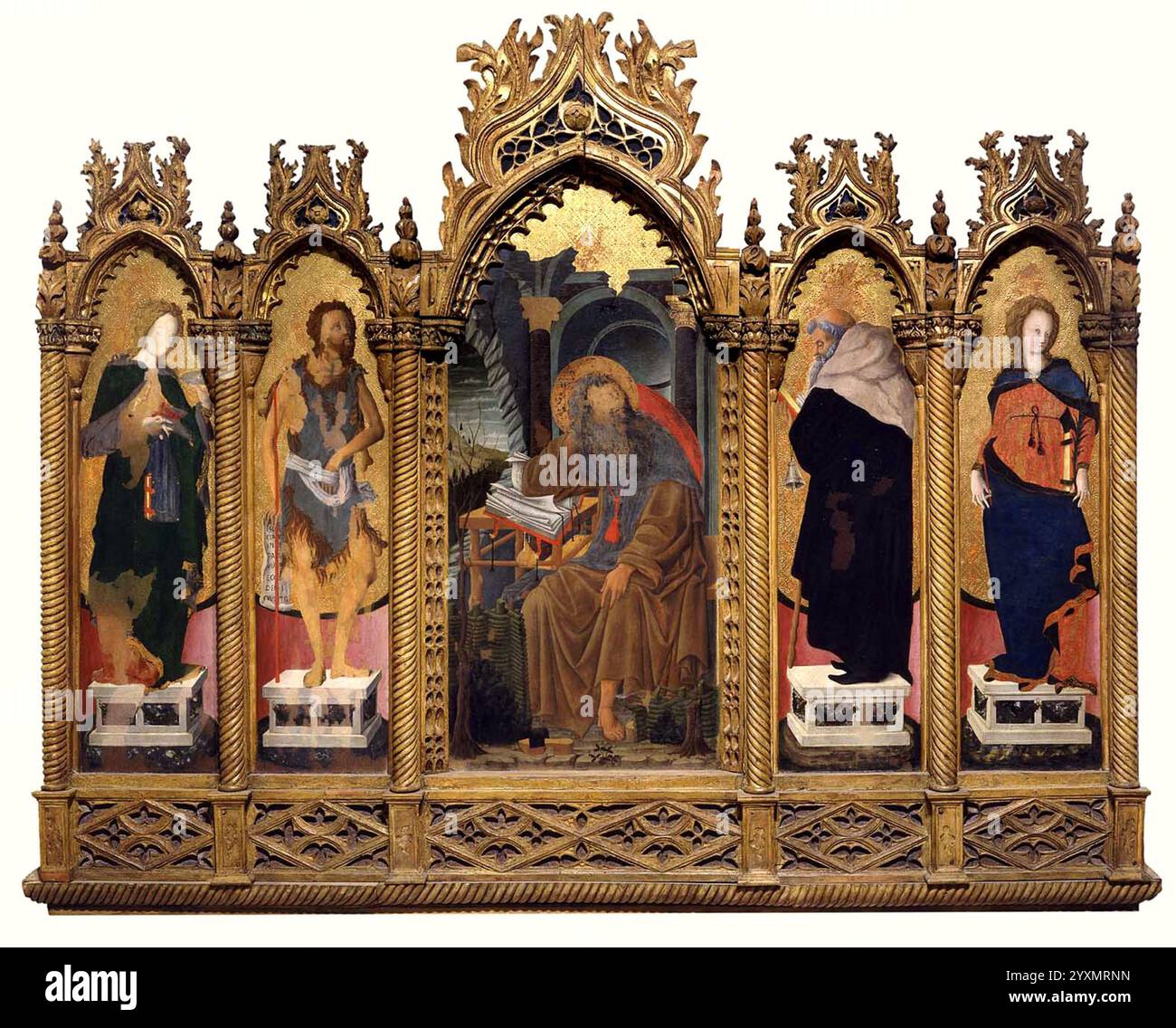 The Lazara Altarpiece (Italian - Polittico de Lazara) is a 1449-1452 ...