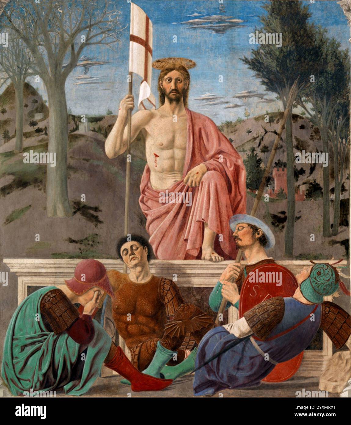 Resurrection of Jesus Piero della Francesca Stock Photo - Alamy