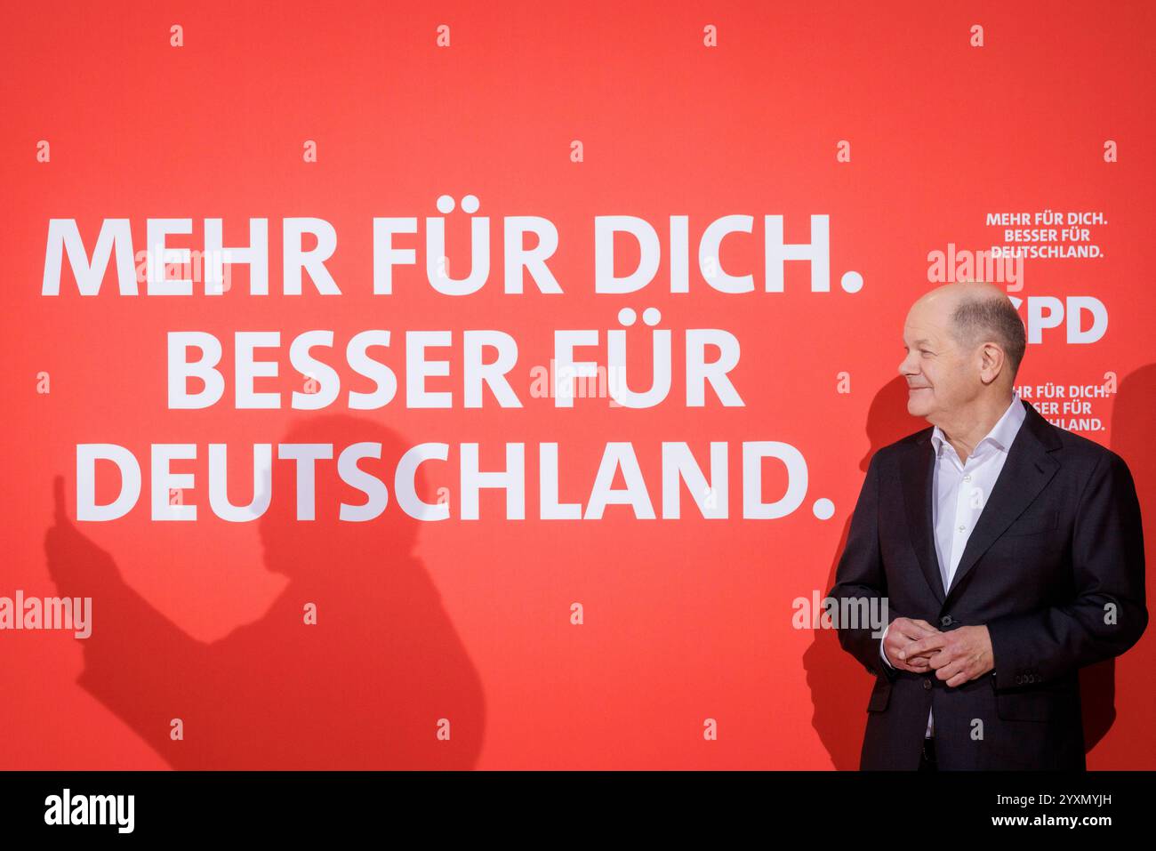 Olaf Scholz SPD, Bundeskanzler, aufgenommen bei der Vorstellung des ...