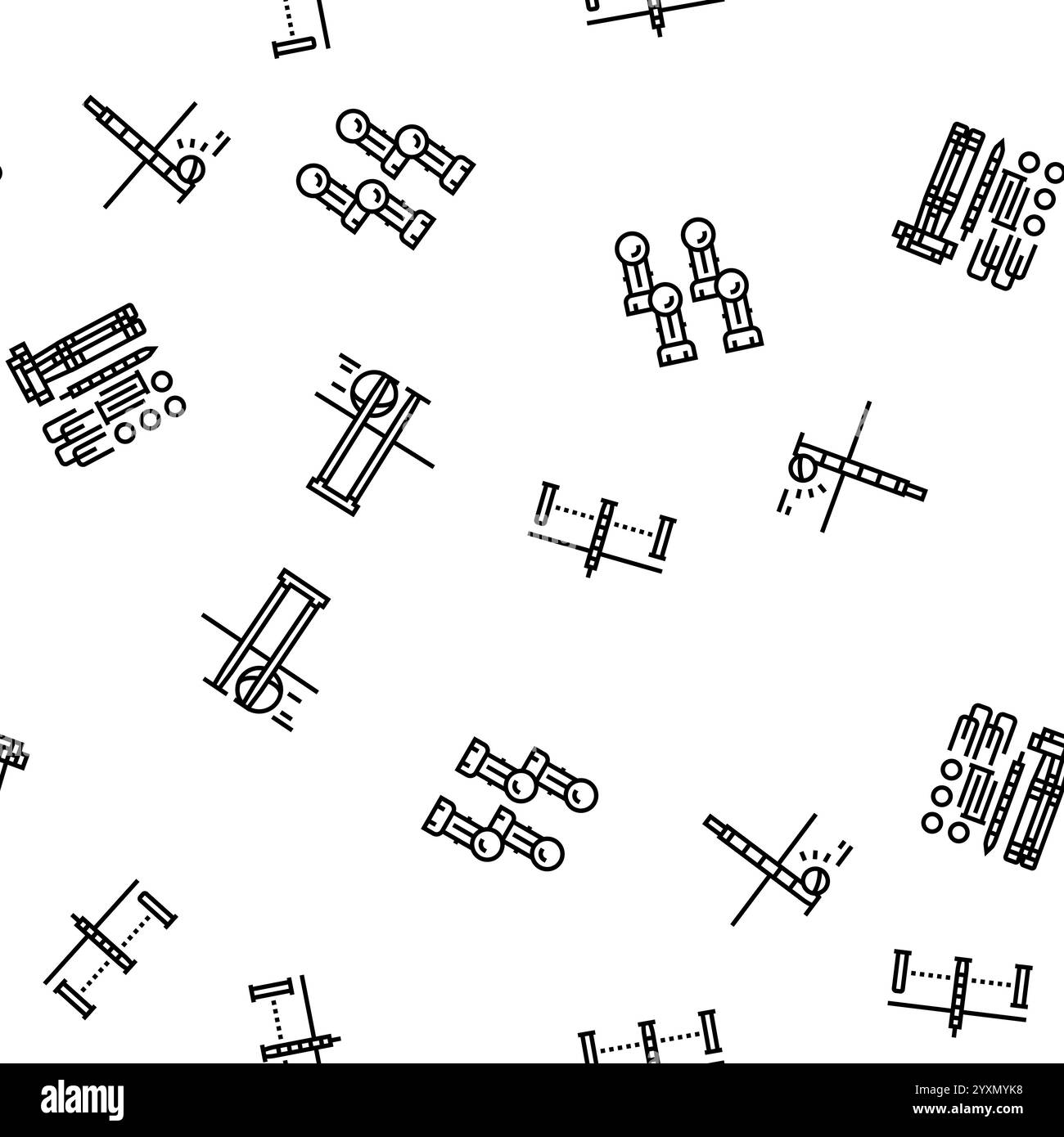 croquet mallet game ball seamless pattern vector Stock Vector Image ...