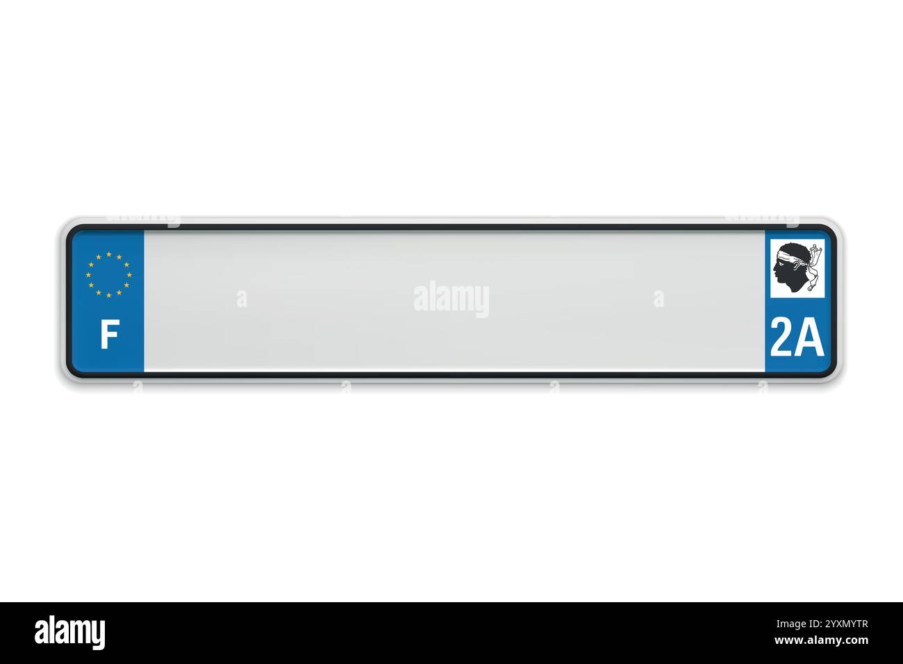 New Car number plate of France. Vehicle registration license of french ...