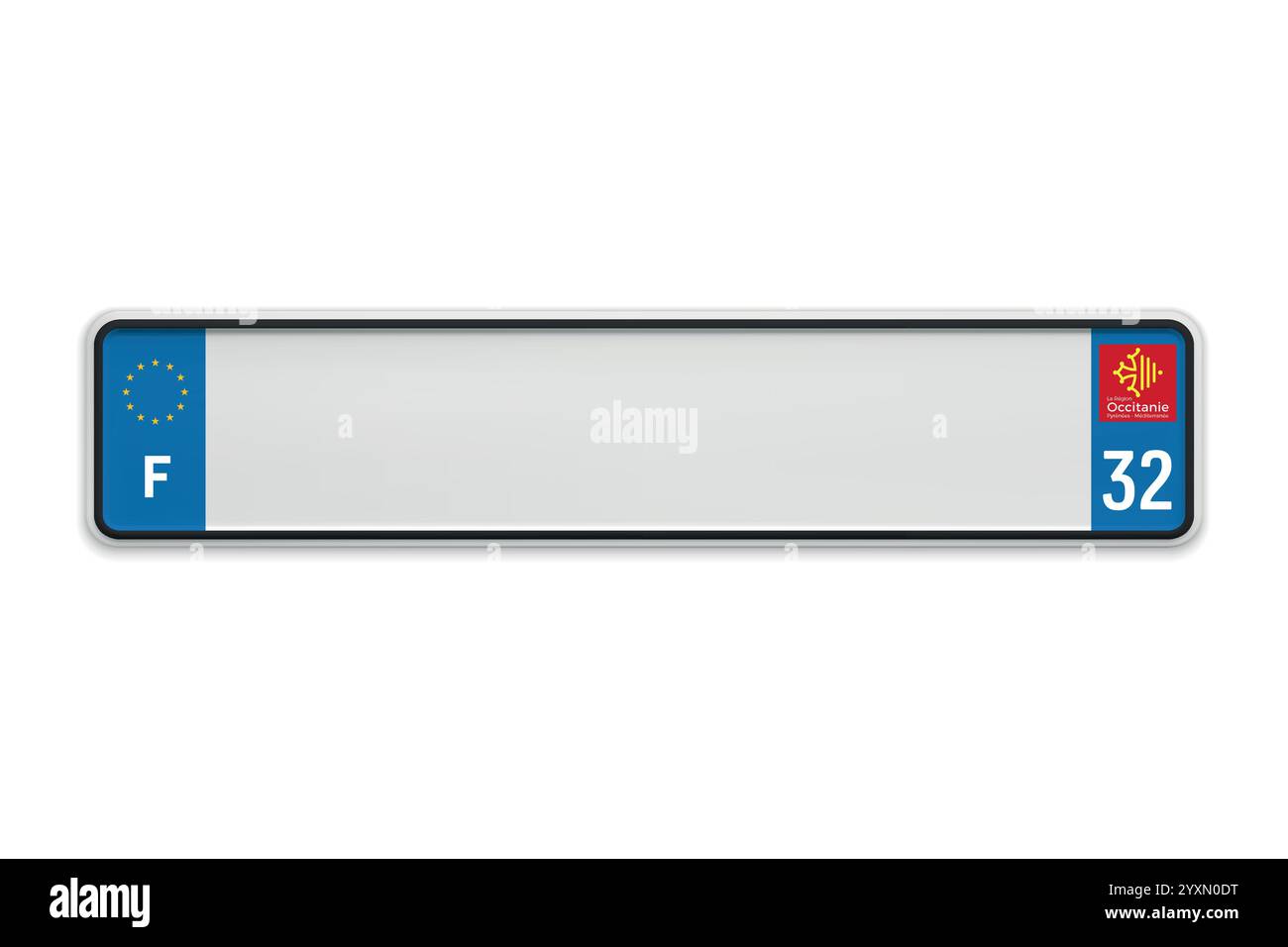 New Car number plate of France. Vehicle registration license of french ...