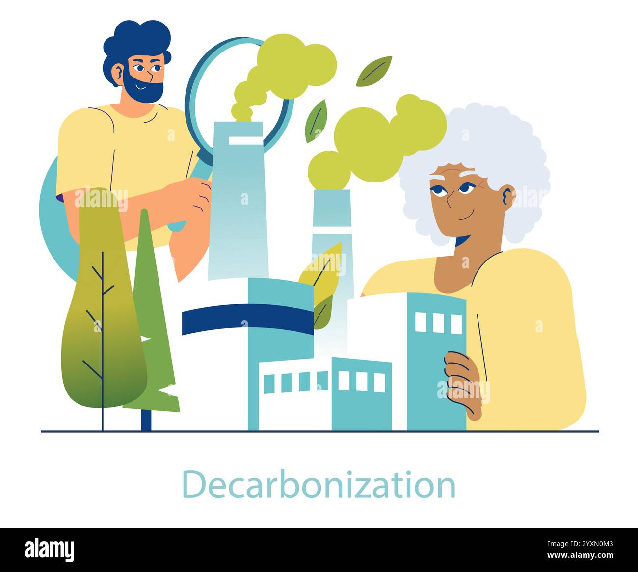 Electrification concept. Transition to electric power for carbon ...