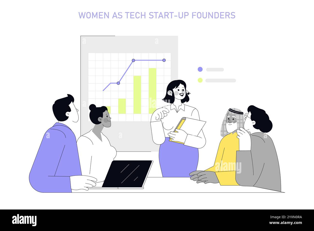 Diversity in tech Stock Vector Images - Alamy