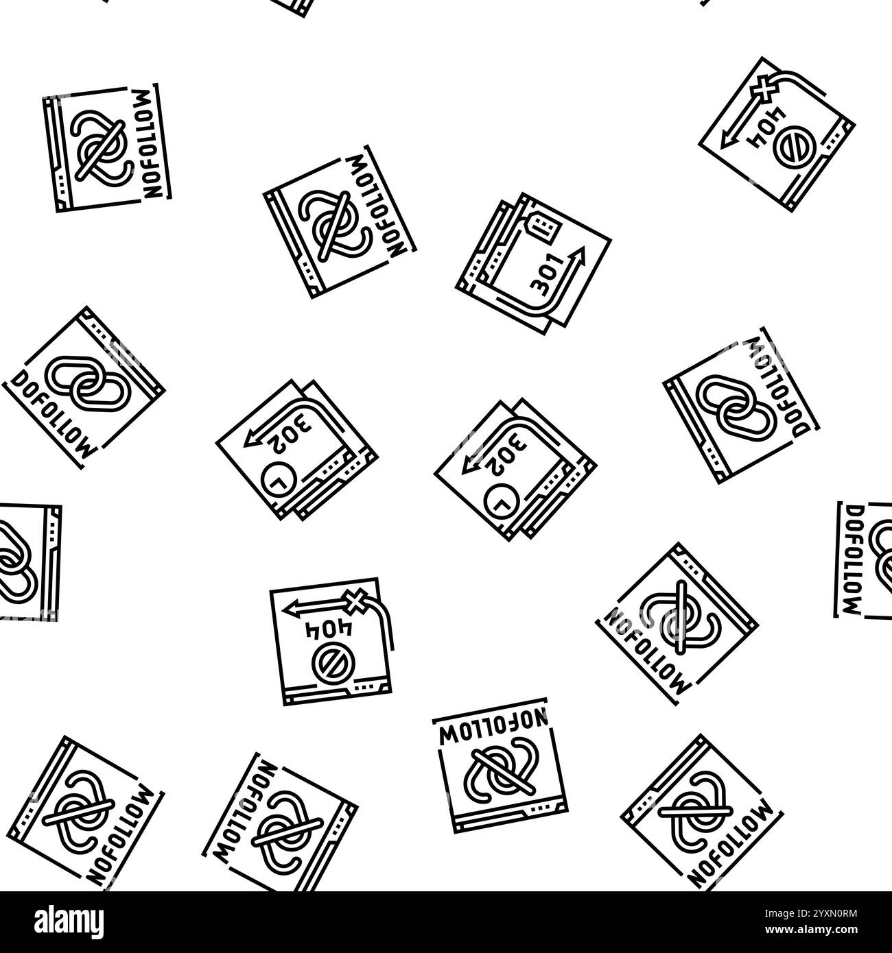 seo technical audit seamless pattern vector Stock Vector Image & Art ...