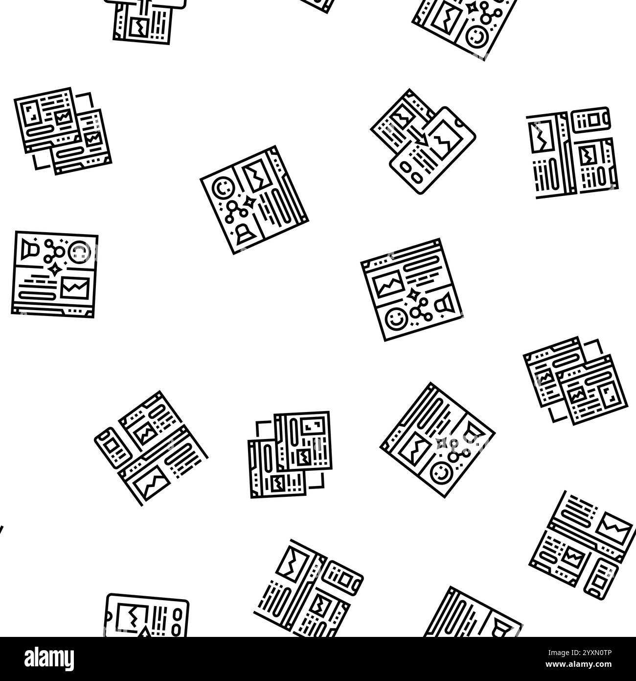 seo technical audit seamless pattern vector Stock Vector Image & Art ...