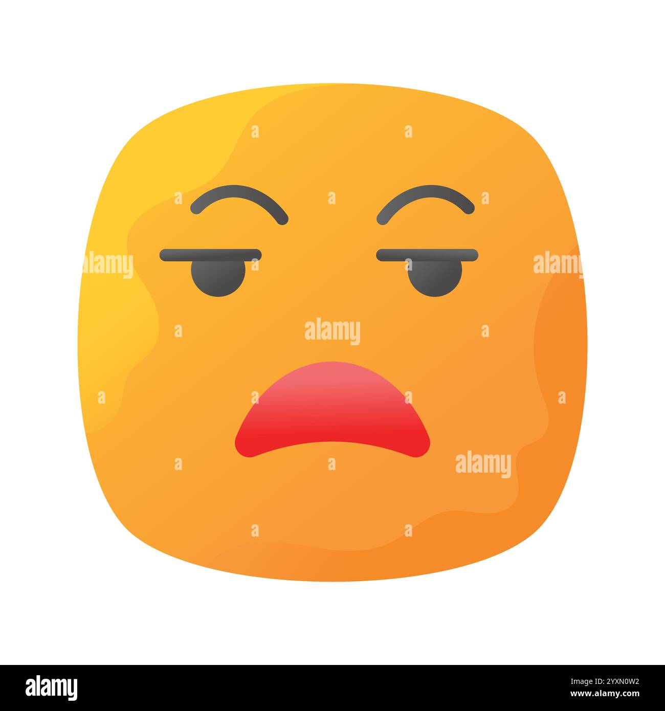 Irritated emoji vector design, ready to use and download premium vector ...