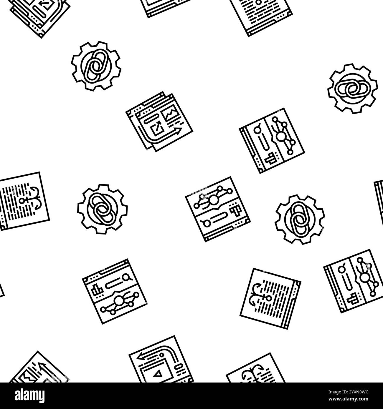 seo optimize community seamless pattern vector Stock Vector Image & Art ...