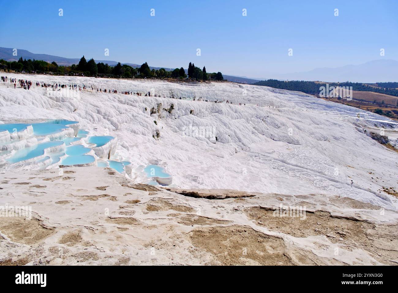 Travertine terrace turkey hi-res stock photography and images - Alamy