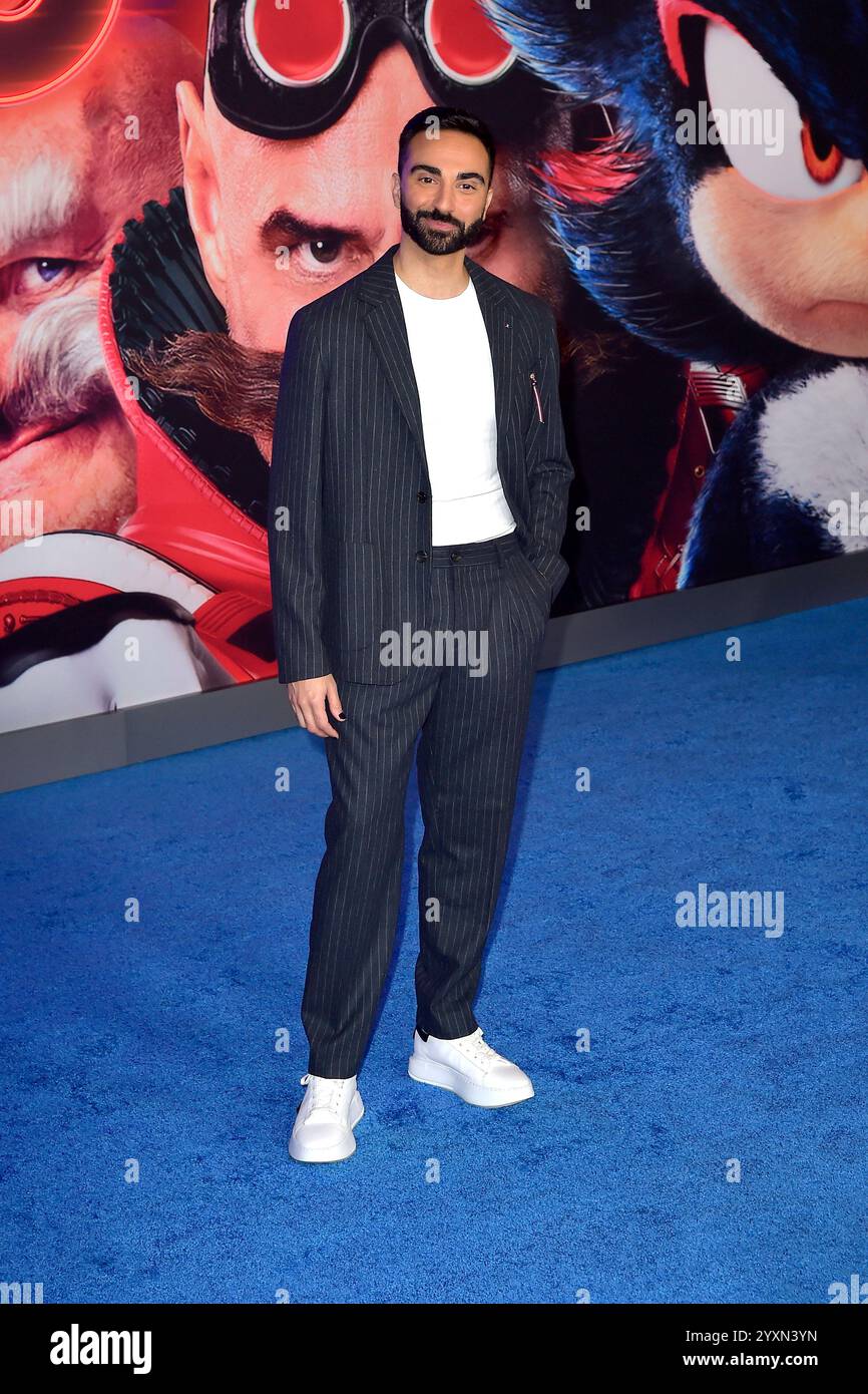 Lee Majdoub bei der Premiere des Kinofilms 'Sonic the Hedgehog 3' im ...