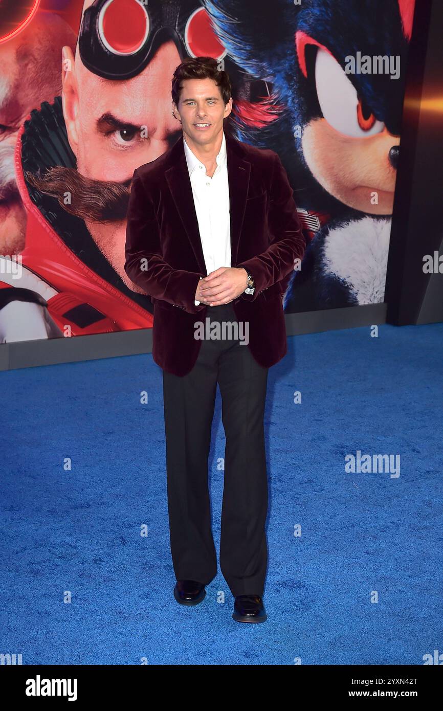James Marsden bei der Premiere des Kinofilms 'Sonic the Hedgehog 3' im ...