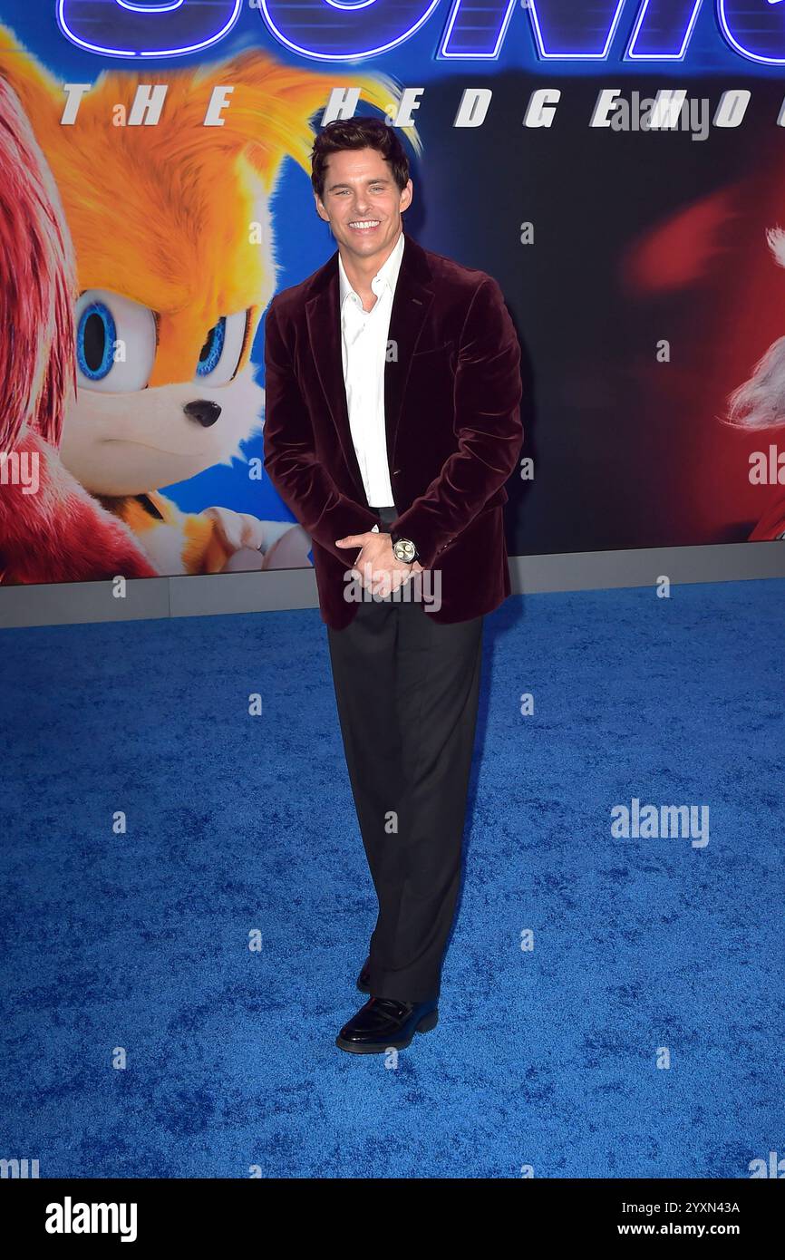 James Marsden bei der Premiere des Kinofilms 'Sonic the Hedgehog 3' im ...