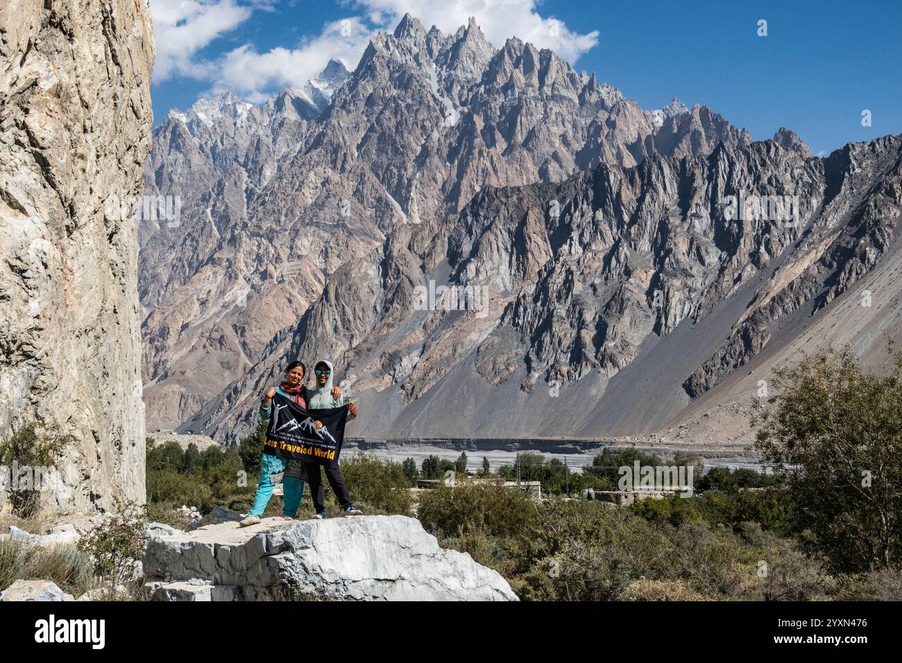 Passu cones karakoram mountains pakistan hi-res stock photography and ...