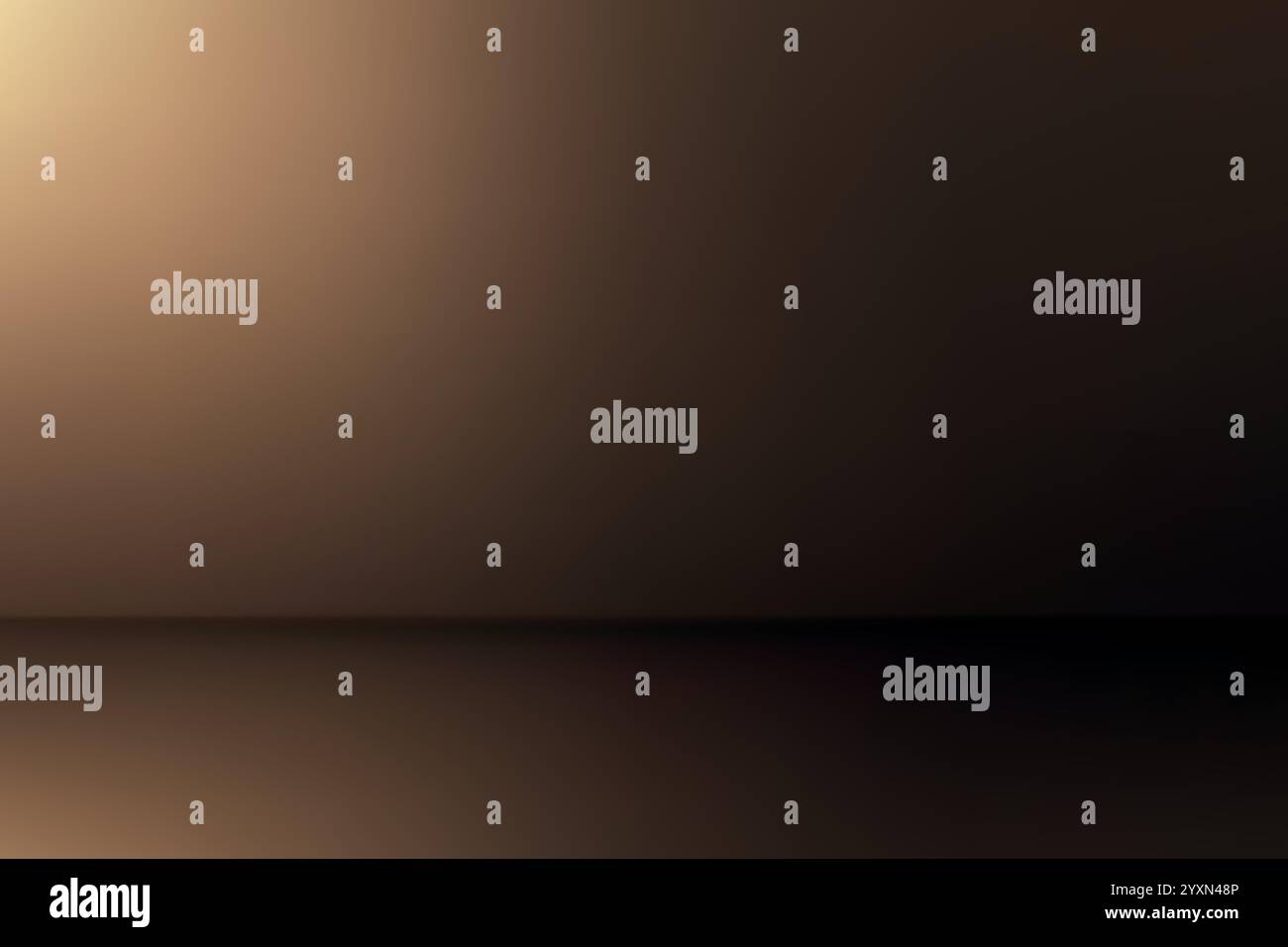 Dark gold gradient studio room background with soft lighting Stock ...