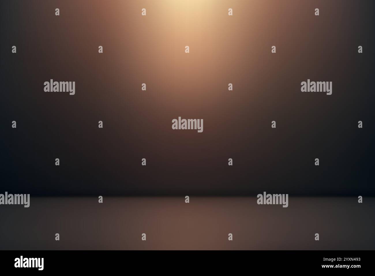 Dark gold gradient studio room background with soft lighting Stock ...